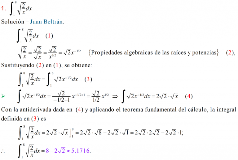 5. La integral y técnicas de integración | Calculo21